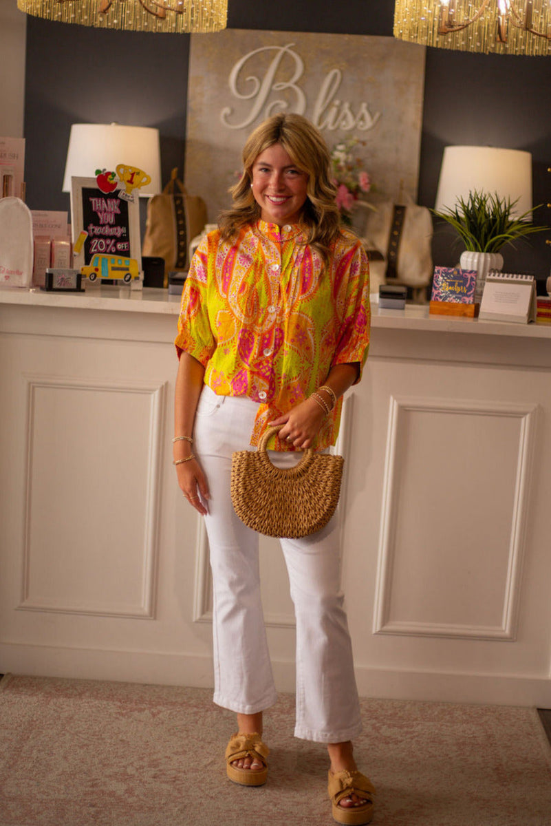 Gia Glider Crop Flare With Tulip Back Slit by Liverpool – Bliss on Brannon